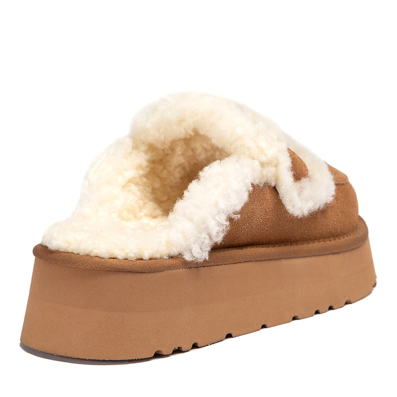 UGG Chloe Fluffy Platform Scuff – Original UGG Australia Classic